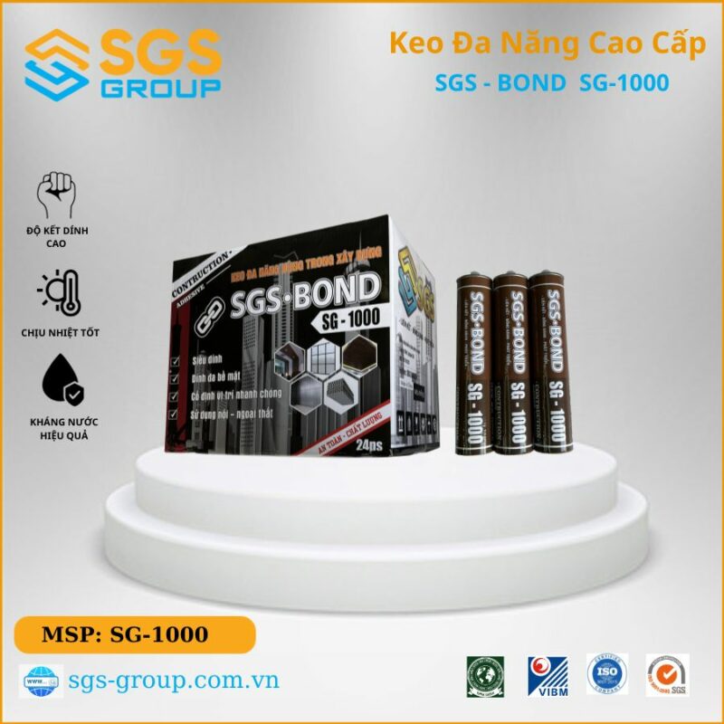 Keo dán đa năng SGS | Bền bỉ cho mọi công trình