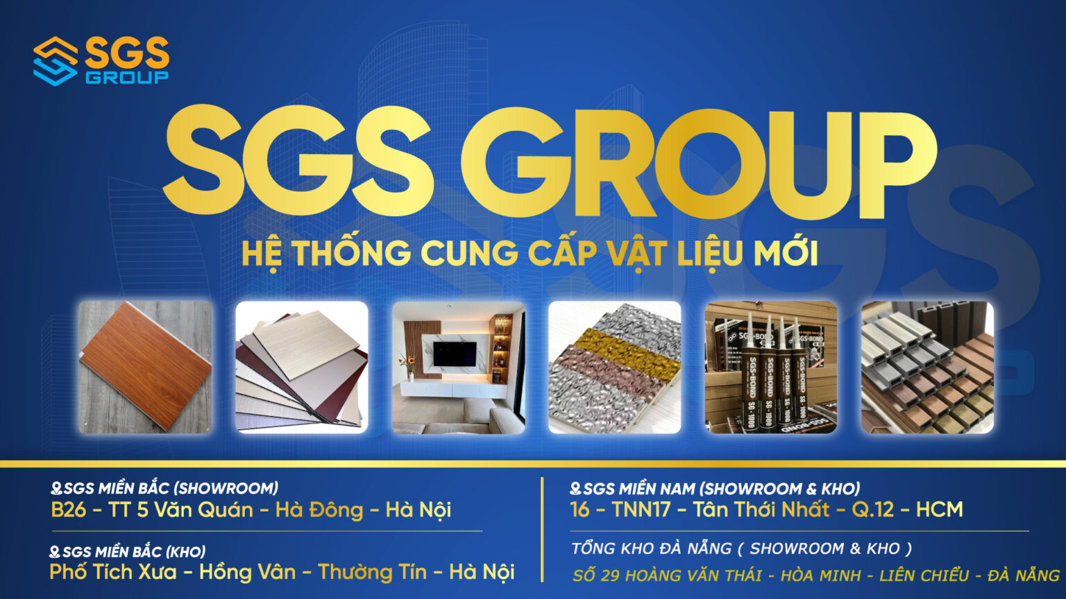 Tập Đoàn Tấm Ốp Sài Gòn SGS | Giá rẻ - Đa dạng mẫu mới 2025